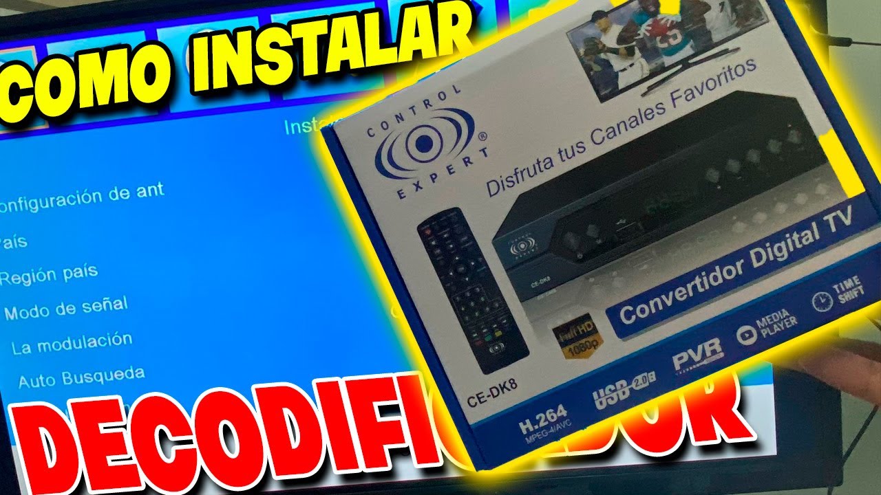 Como conectar un DECODIFICADOR DIGITAL paso a paso (fácil y rápido ...