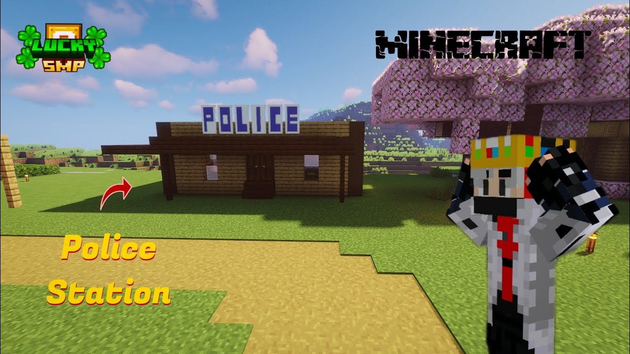 Lucky SMP Police Station in Minecraft - YouTube