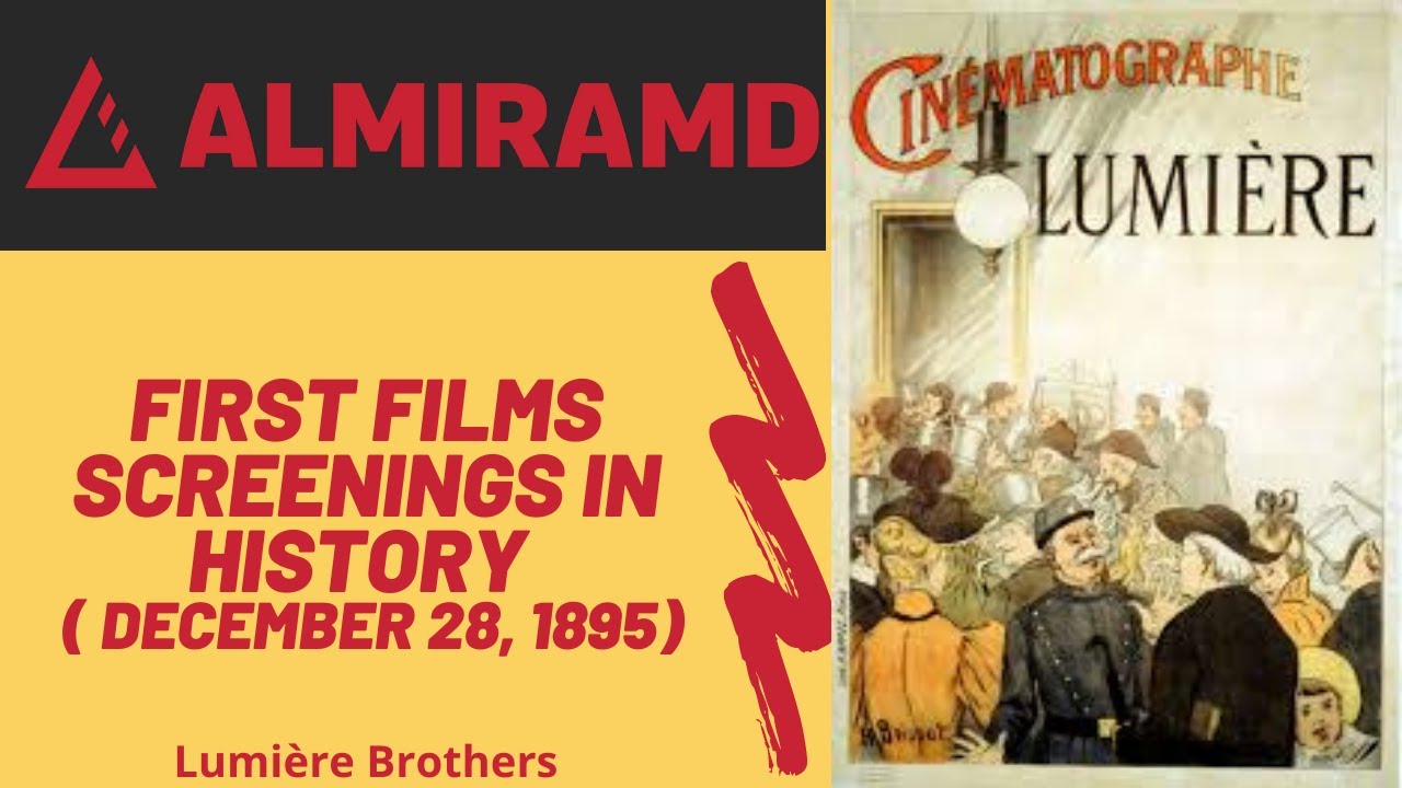 First Films Screenings in History - Lumière Brothers - December 28 ...