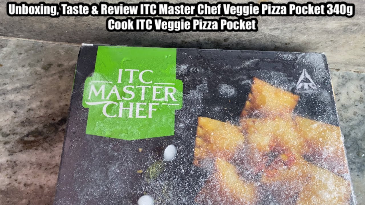 Unboxing, Taste & Review ITC Master Chef Veggie Pizza Pocket 340g ...
