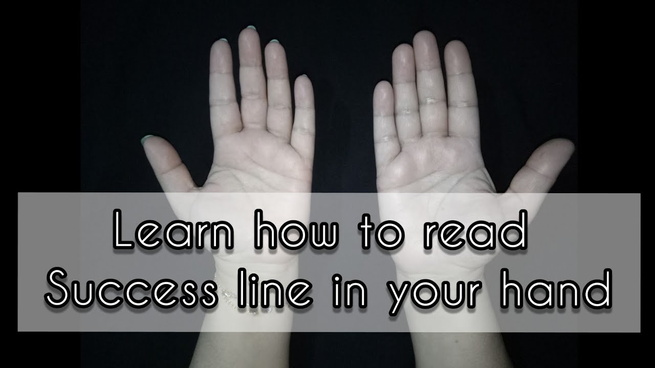 Learn to read Success line in your Hand - urdu - Palmistry - YouTube