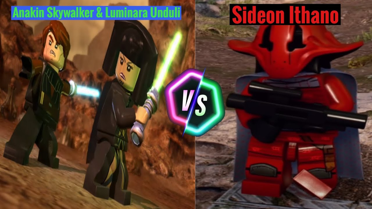 Lego Star Wars: TSS - Anakin Skywalker & Luminara Unduli Vs Sideon ...