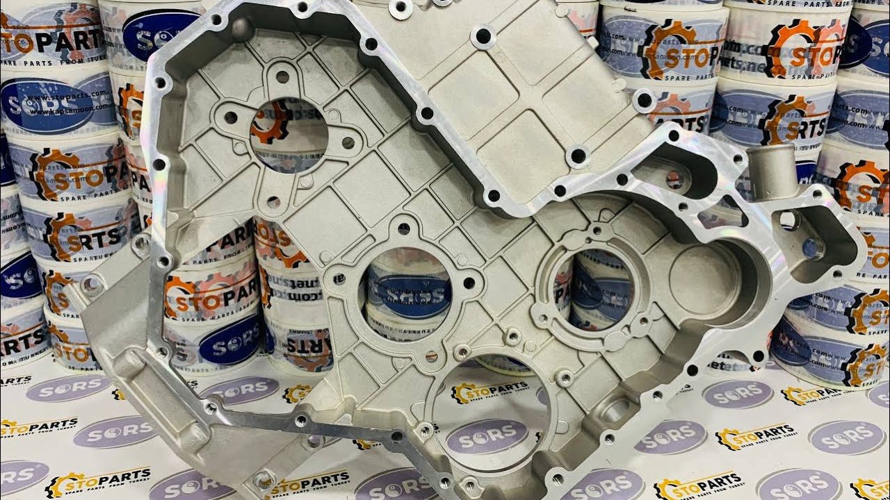 PERKINS 3716C413 ENGINE TIMING CASE COVER - YouTube