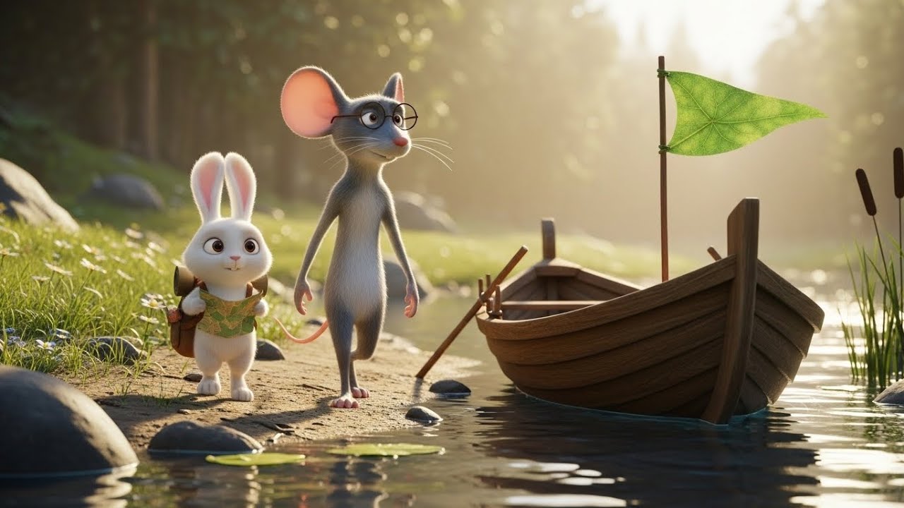 Bunny and Mouse on a treasure 🗃️ hunt | What will they find?| Forest ...