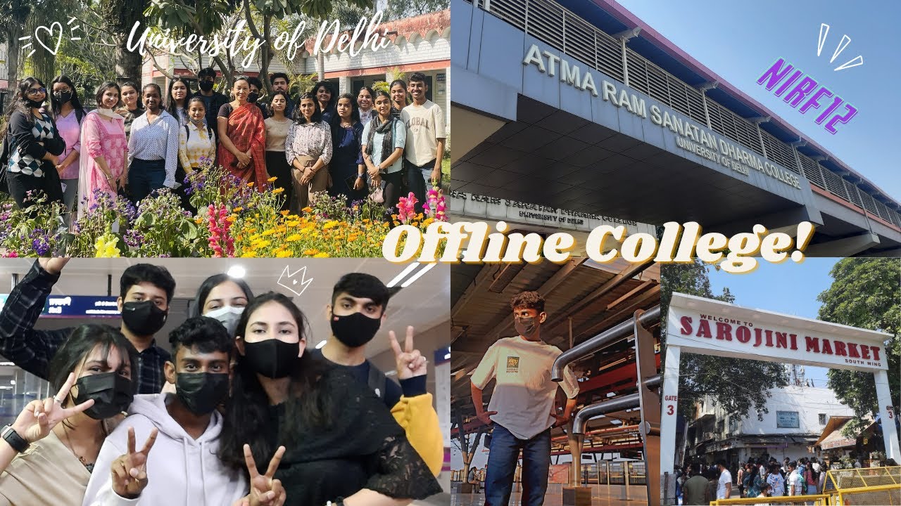 attending my first OFFLINE college- ARSDC, Delhi University | Delhi ...