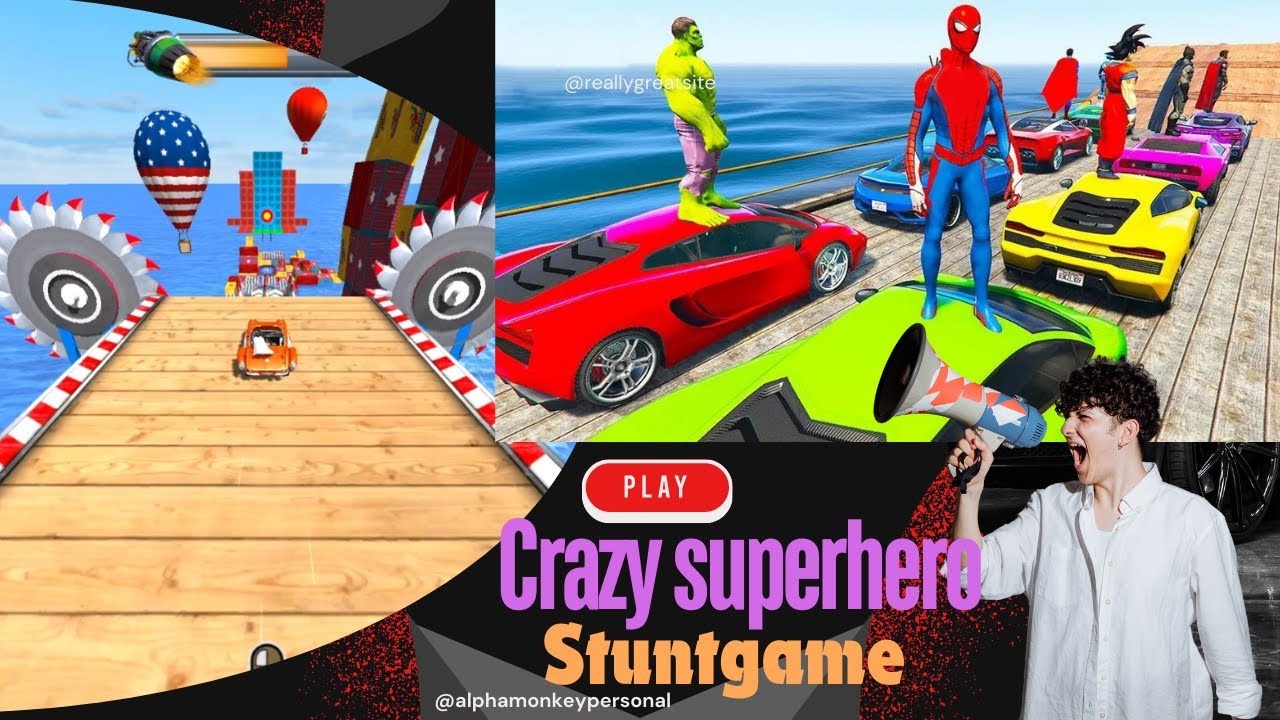 Crazy Superhero Stunts: Insane Gameplay and High-Flying Action! - YouTube