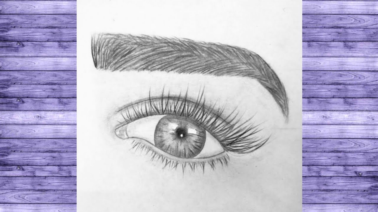 How to Draw Hyper Realistic Eyes:Pencil Drawing Step by Step - YouTube