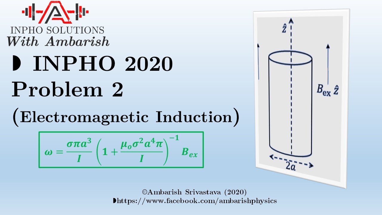 INPHO 2020, Question 2 (Electromagnetic Induction) - YouTube