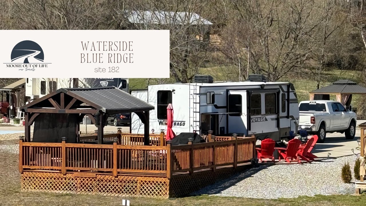Blue Ridge RV spot perfect for Kids and Pets! - YouTube