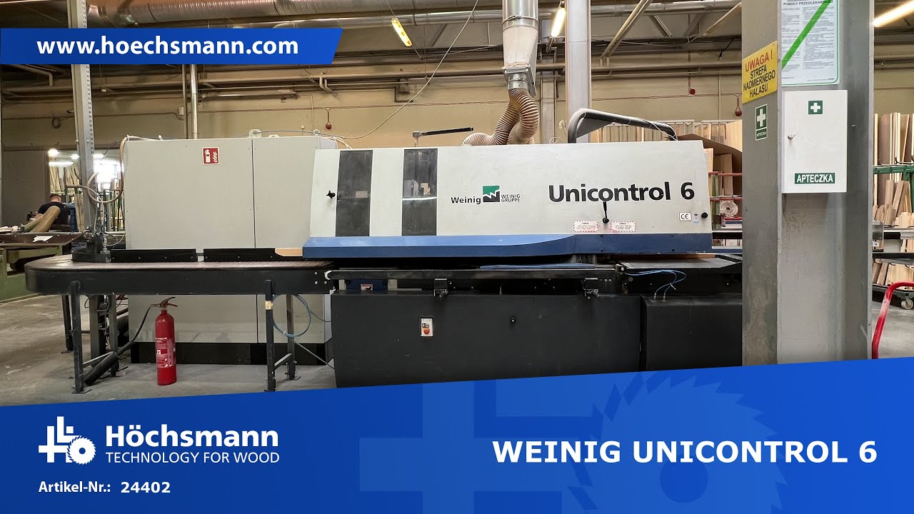 WEINIG UNICONTROL 6 (Höchsmann Klipphausen) - YouTube