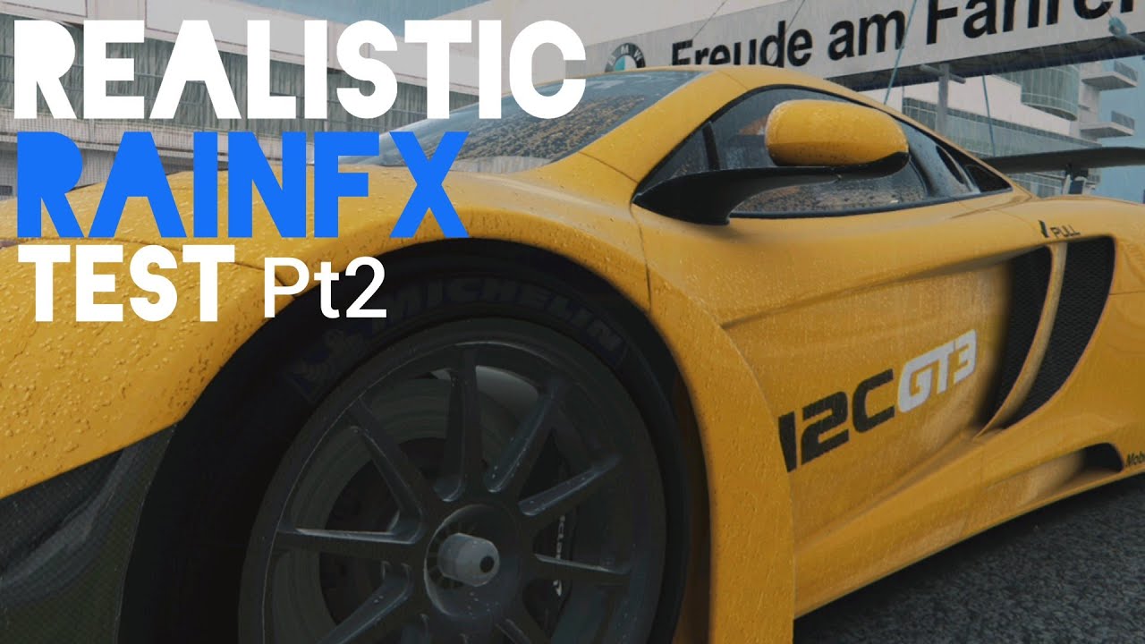 Realistic Rain FX mod test pt 2 CSP 0.1.75 at Nürburgring Grand Prix ...