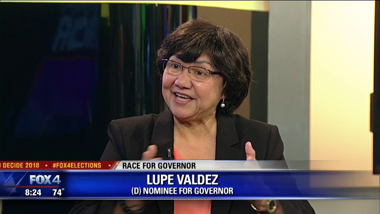 Lupe Valdez takes a stand on campaign issues - YouTube