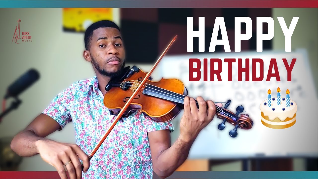 How To Play Happy Birthday On Violin - For Beginners *EASY* - YouTube