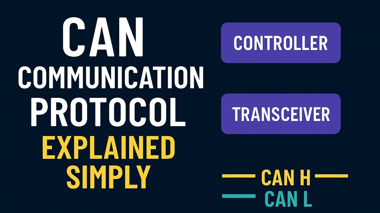 CAN Communication Protocol Explained Simply #embeddedsystemstutorials ...