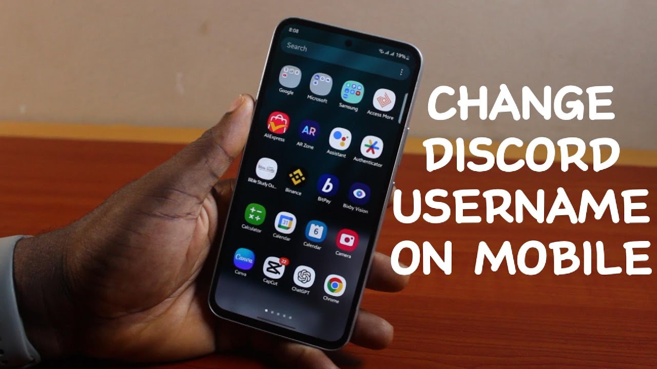 How to Change Discord Username on Mobile - YouTube