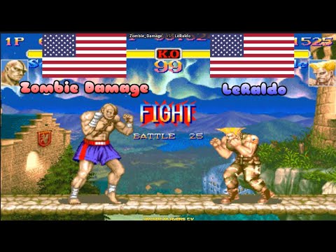 Super Street Fighter 2 Turbo Zombie Damage (Usa) vs LeRaldo (Usa) 超级街霸 ...