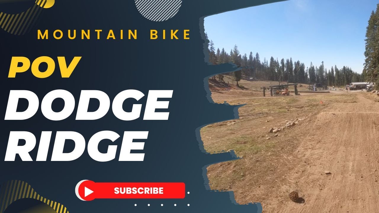Mtn Bike POV Dodge Ridge MOUNTAIN BIKING - YouTube