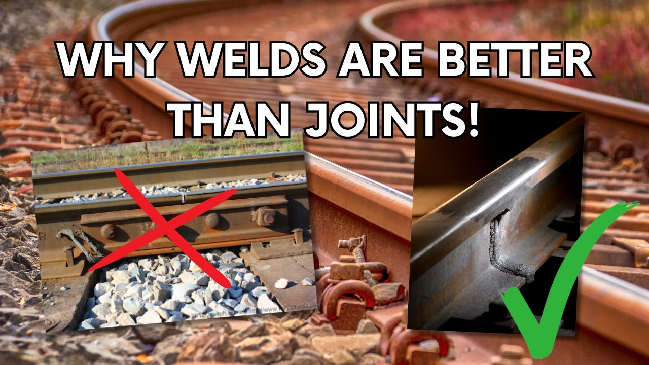 Why has Continuous Welded Rail Replaced Jointed Railway Tracks? - YouTube