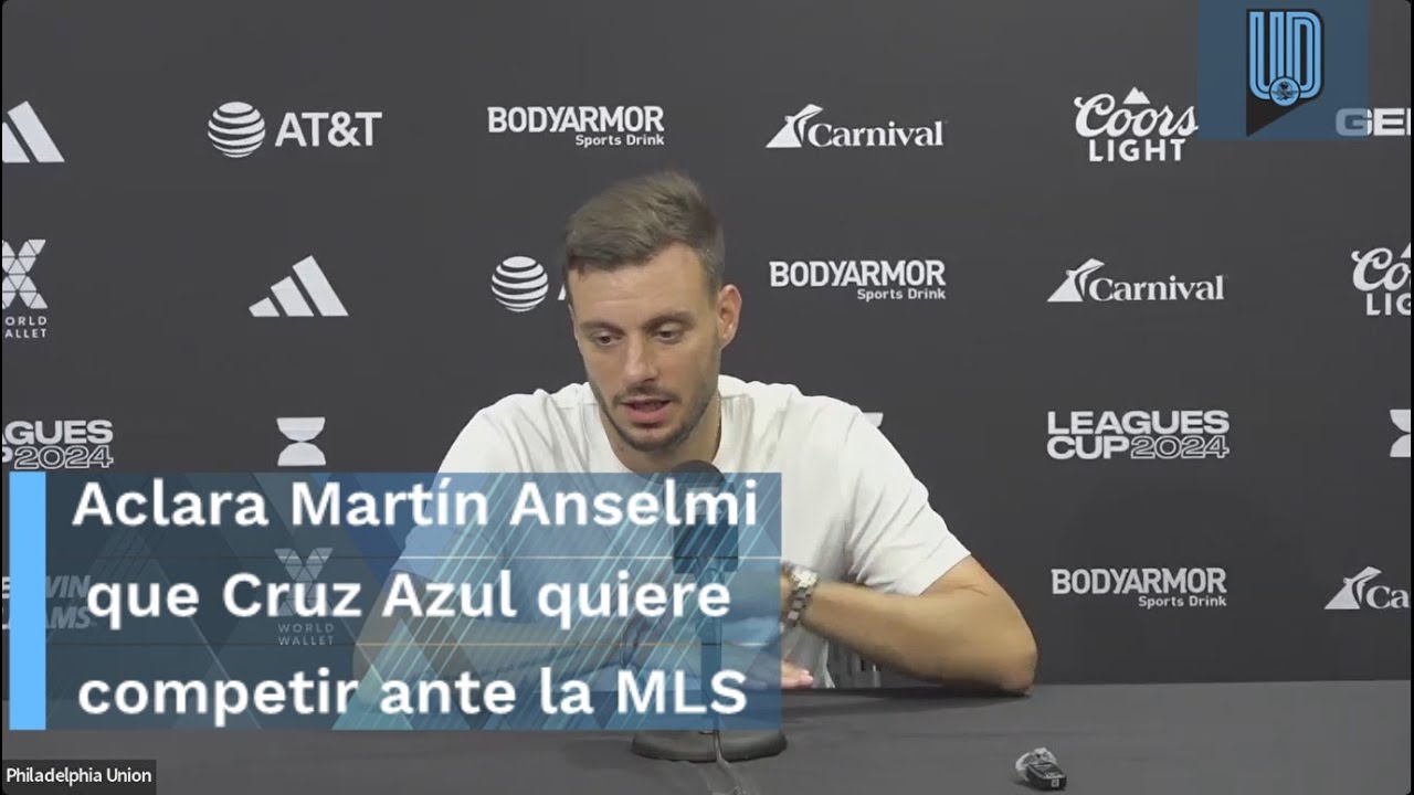 Aclara Martín Anselmi que Cruz Azul está en la Leagues Cup para ...