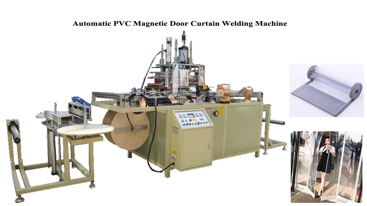 Automatic PVC Magnetic Mosquito Mesh Door Curtain Making Machine, PVC ...