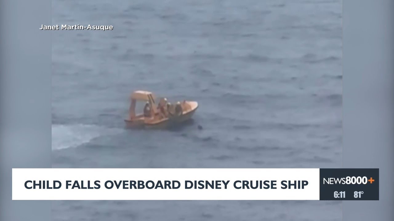 Child Falls Overboard Disney Cruise Ship - YouTube