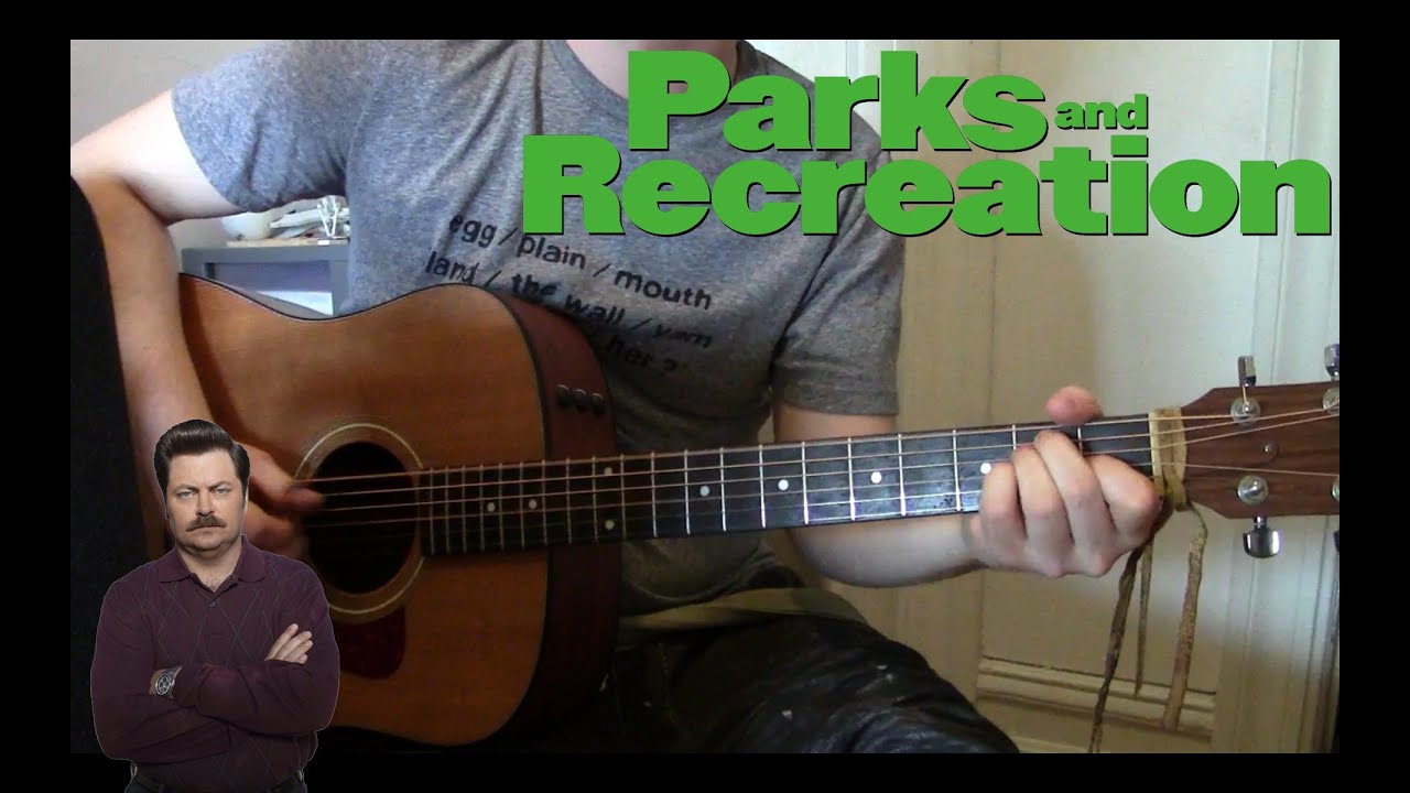 Parks and Rec Theme --- Fingerstyle Guitar Cover + Free Tabs {Jacob ...