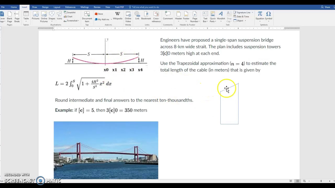Discussion 8, Math 112 ERAU - YouTube