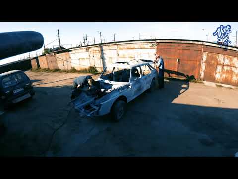 SAAB 900 repair. Classic car body repair - YouTube