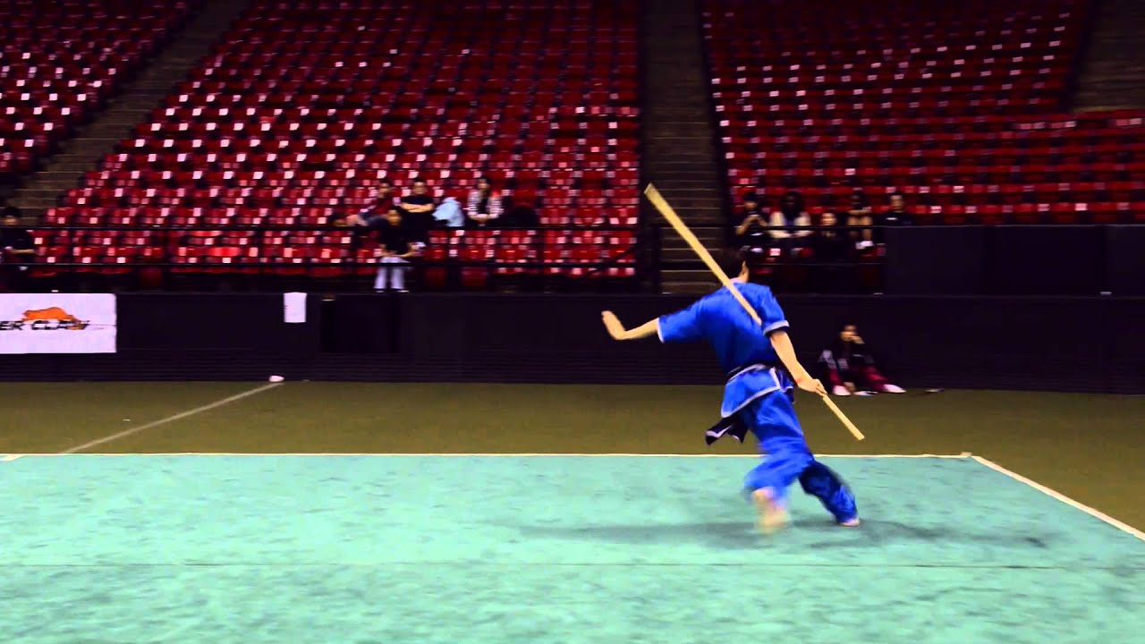 2014 Collegiate Wushu - GS Jonathan Balsano - YouTube