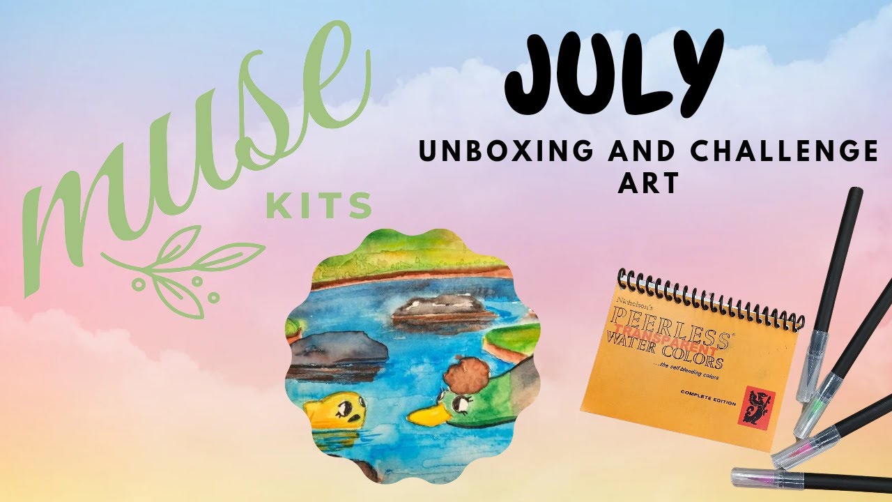 Muse Kits July || Unboxing and Art Challenge 🎨 - YouTube