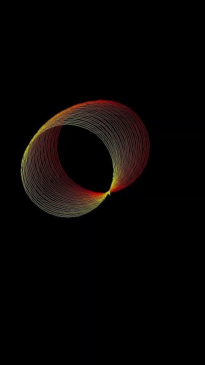 create some colorful spiral ring using python #pythonprogramming #python #turtle #popular # ...