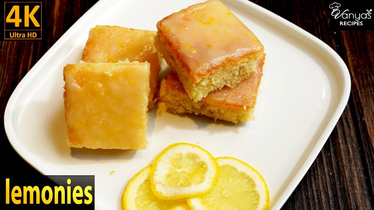 Soft & Delectable Homemade Lemonies Recipe | Lemon Brownies Dessert ...