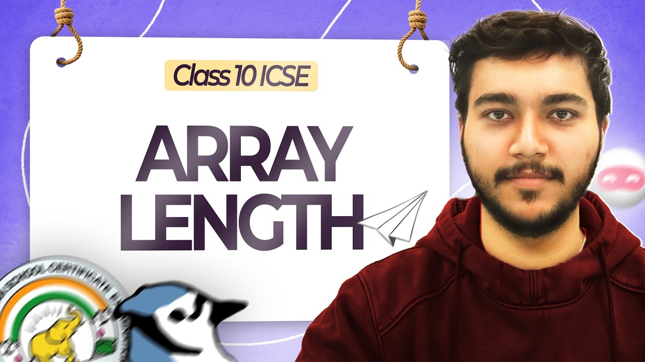 Length Property in Java Arrays | Easy Explanation for ICSE Class 10 ...