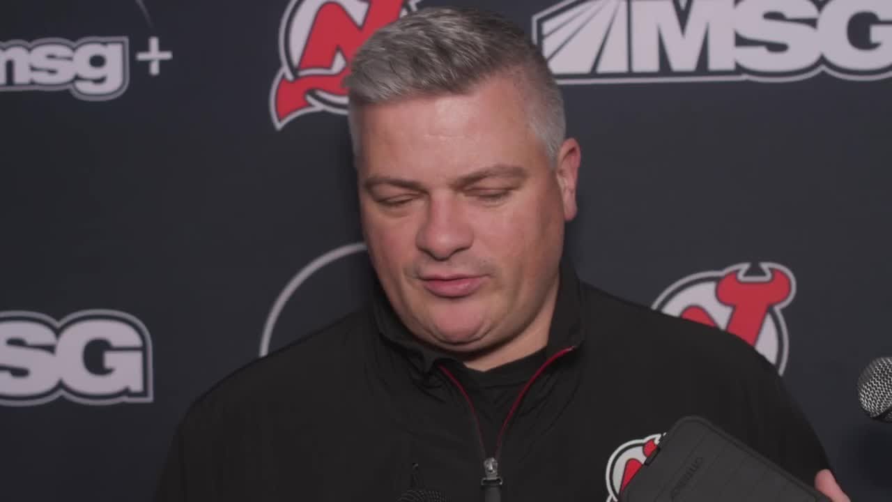 Keefe speaks with the media before first preseason game - YouTube