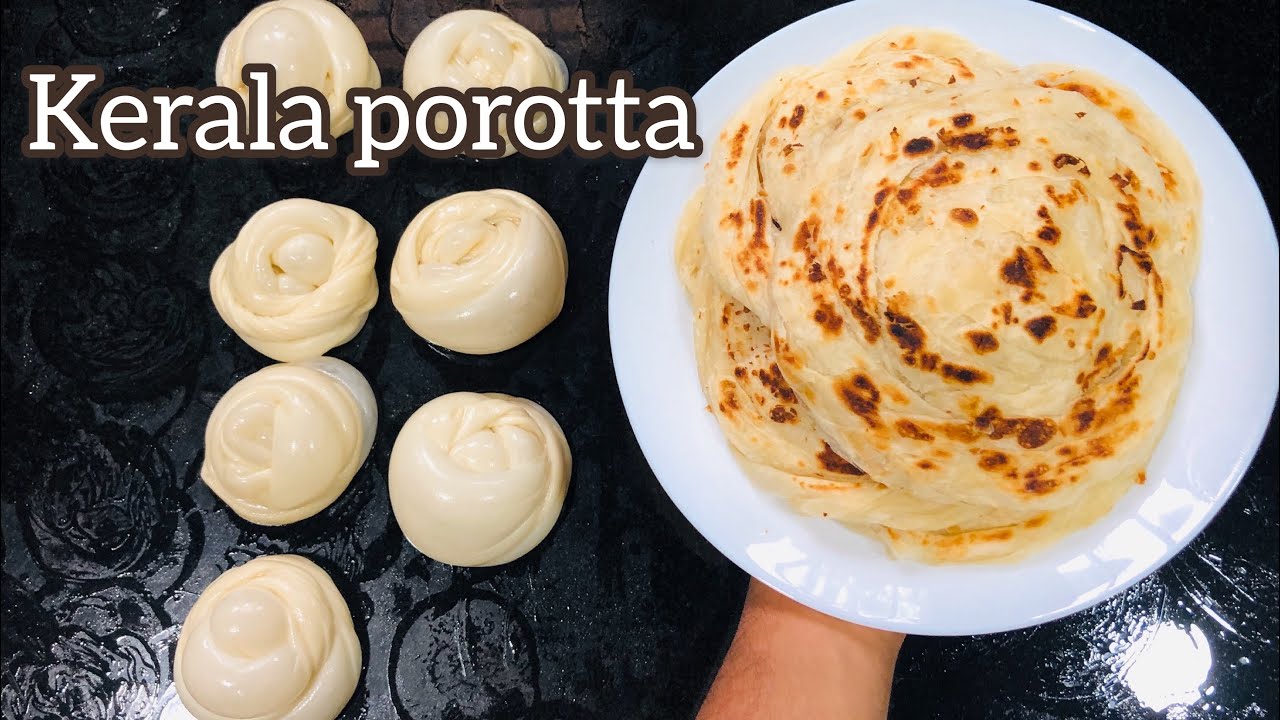 Easy Kerala porotta|മുട്ട ചേർക്കാതെ എളുപ്പത്തിൽ പൊറോട്ട।easy porotta ...