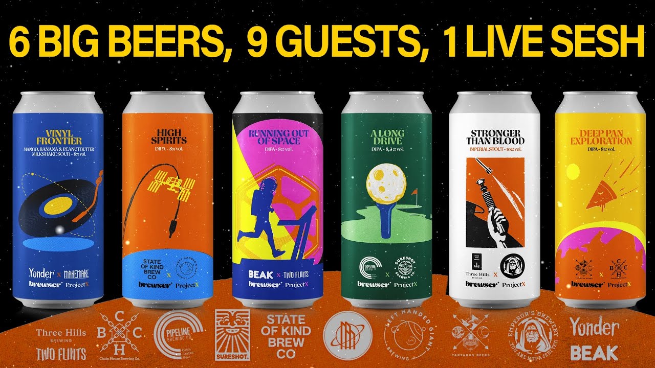 The ProjectX Live Drinkalong with BREWSER and some special guests - YouTube