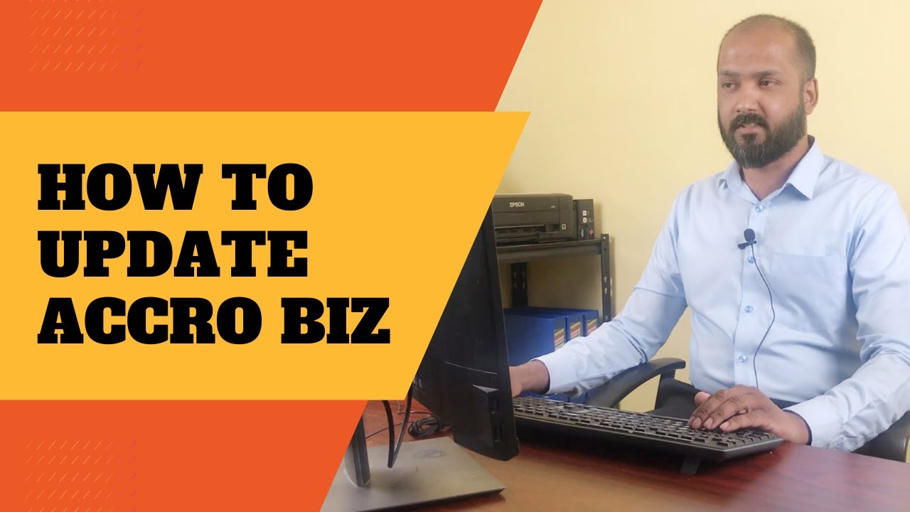 How to update AccroBIZ ERP - YouTube