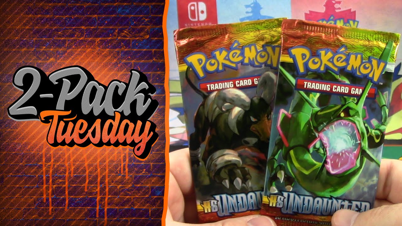 Opening Heart Gold Soul Silver Undaunted Pokemon Packs | 2Pack Tuesday ...
