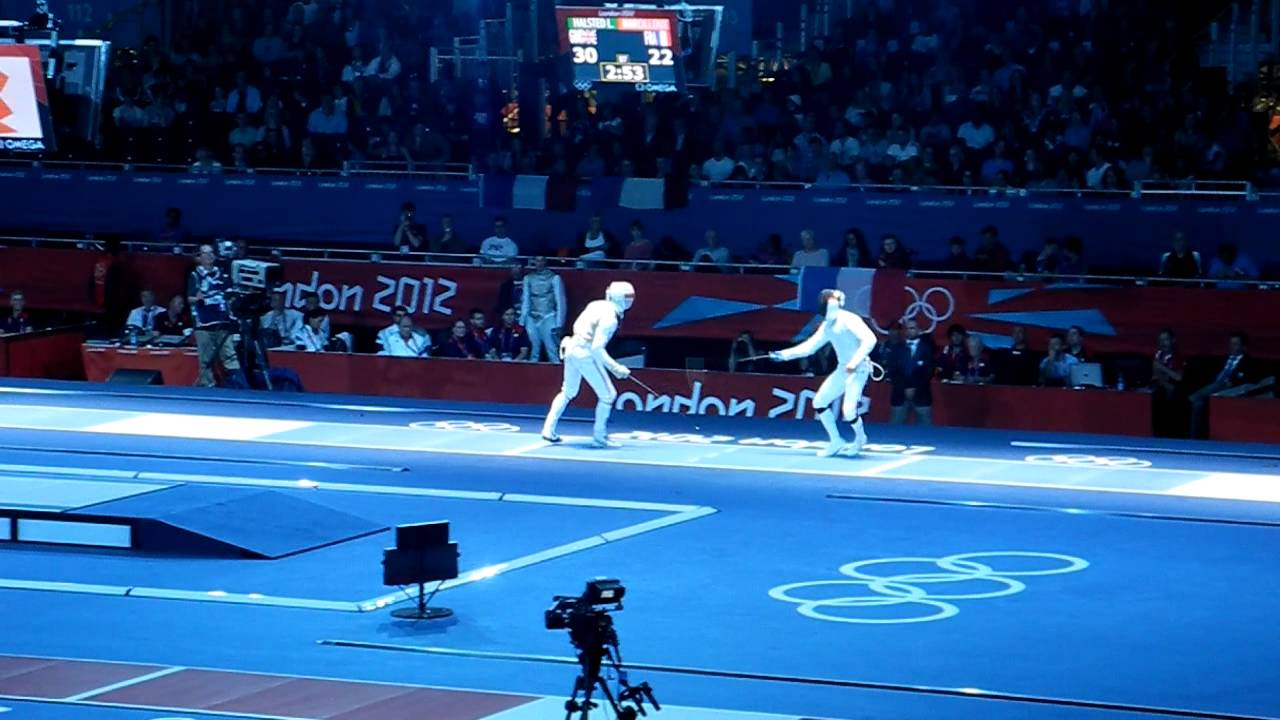 Olympics London 2012 Fencing Fechten Florett Team Männer - YouTube