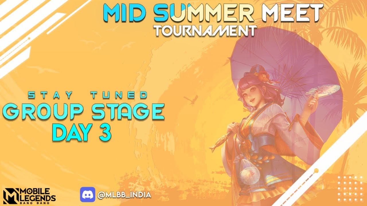 🔴[DAY-3] Group Stage | Mid Summer Meet Tournament | MLBB - YouTube