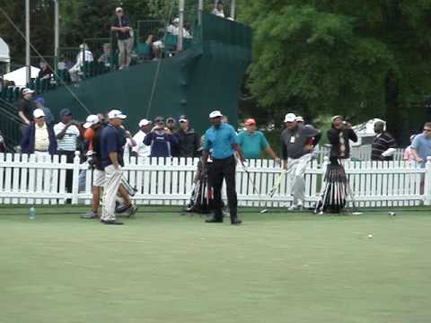 Vijay Singh Using Long Putter Cross Hand Method - YouTube