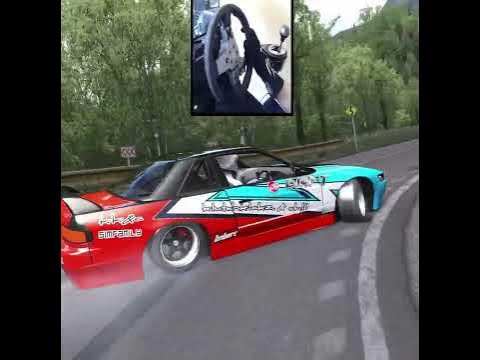 Nissan Silvia S13 DRIFTING | Assetto Corsa (Steering Wheel) Gameplay #Shorts - YouTube