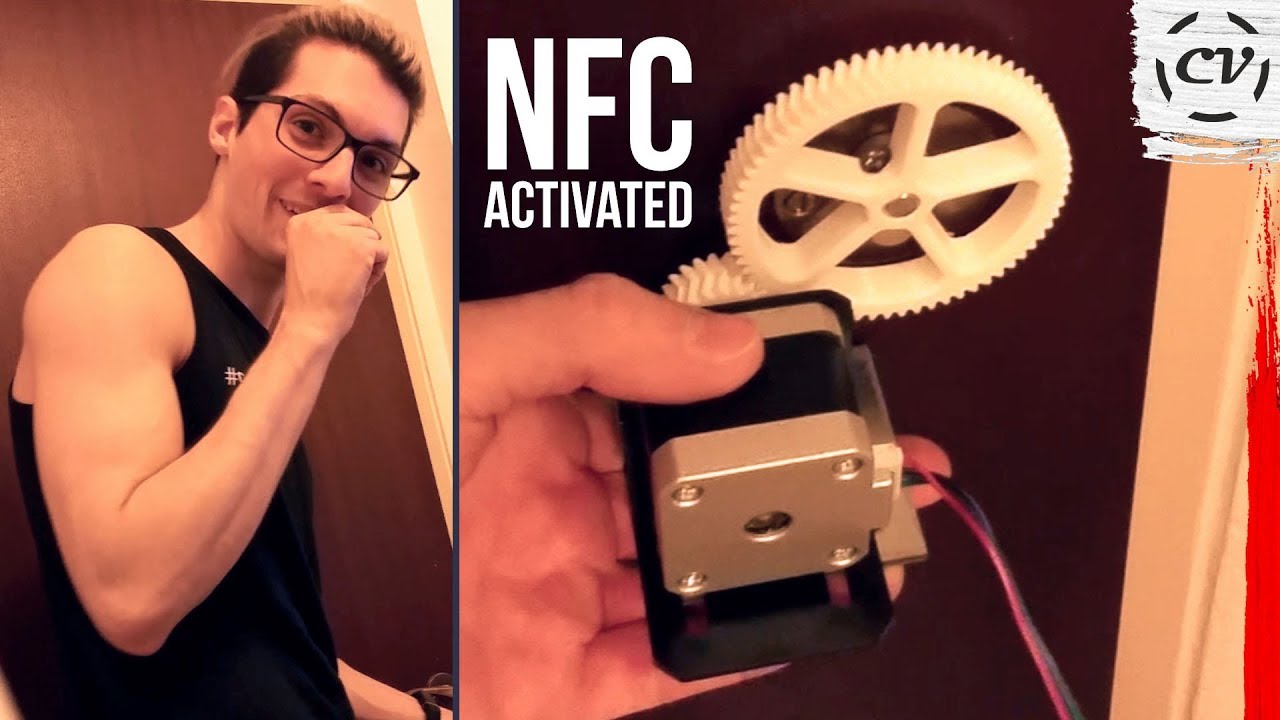 NFC Door Lock With A Stepper Motor ??? (PN532 & NEMA 17 Stepper) - YouTube