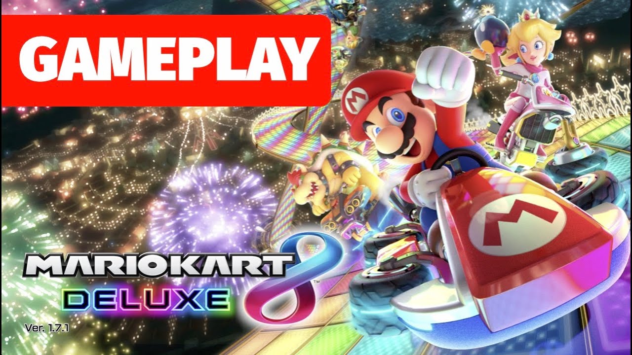MARIO KART 8 DELUXE Gameplay | First time playing on Nintendo Switch ...