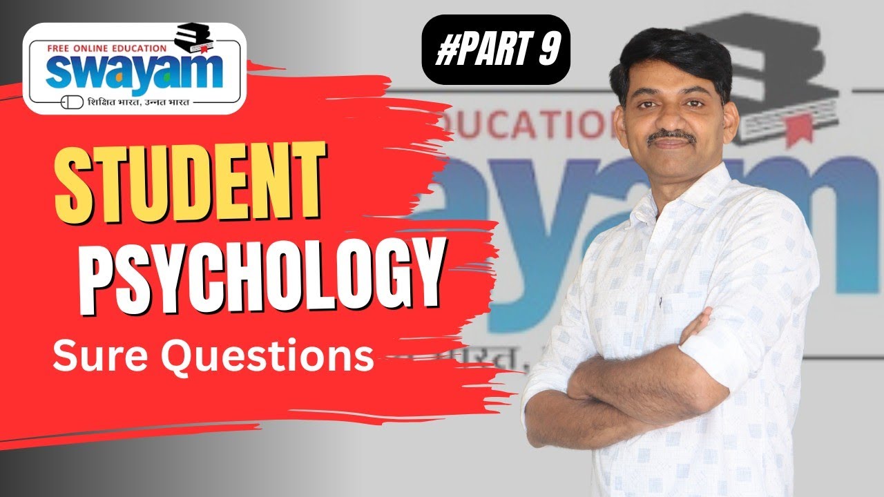 Swayam 81-90 Questions #b.ed #m.ed #education #swayam Student ...