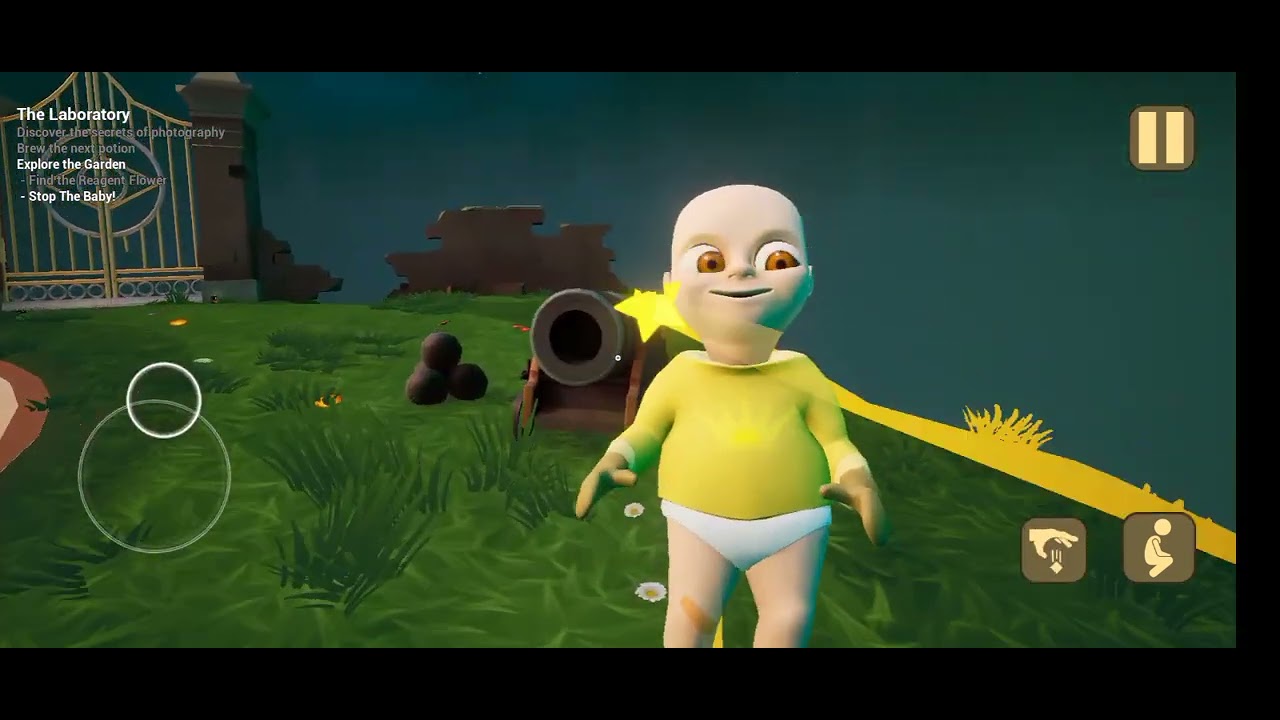 baby in yellow horror gameplay - YouTube