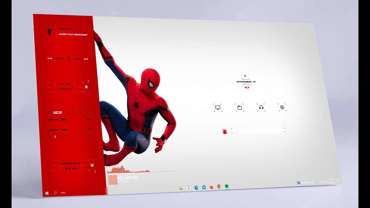 Make Your Desktop Look Awesome with These Spider Man Theme | Best Windows Theme 2022 - YouTube