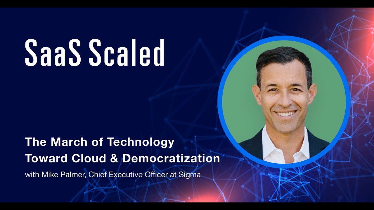 The March of Technology Toward Cloud & Democratization with Mike Palmer ...