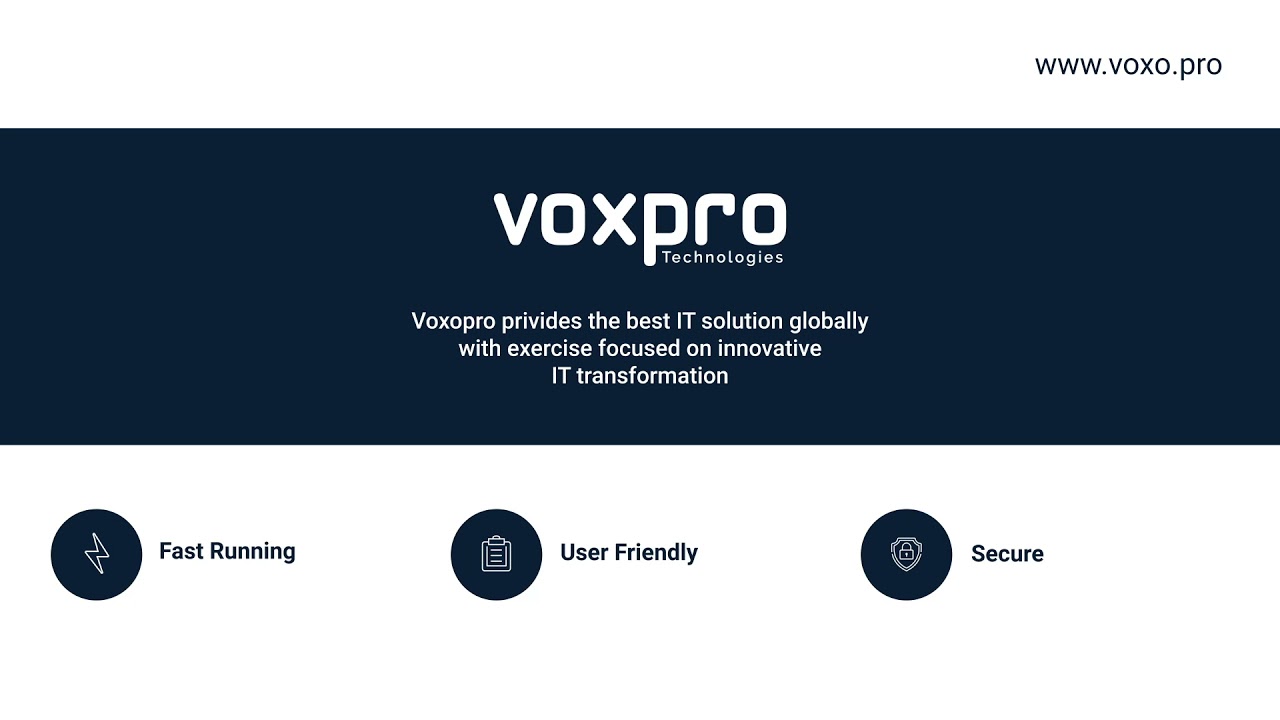 Voxpro technologies 30 sec Add - YouTube