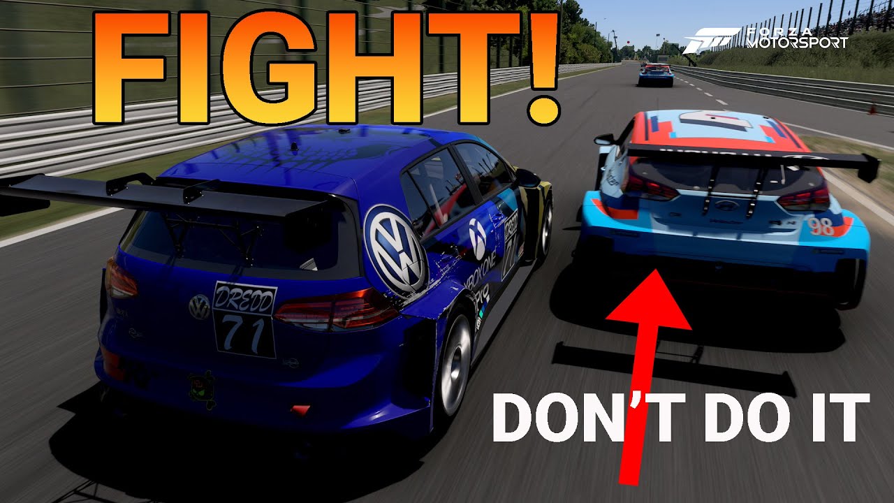 I got into a FIGHT! Forza Multiplayer - YouTube